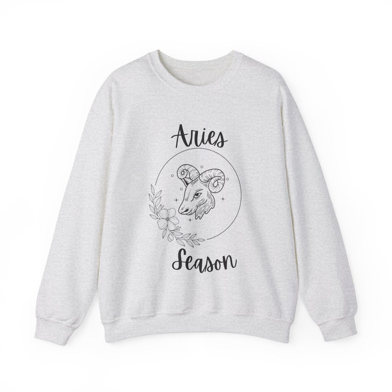 Aries Sweatshirt, Gift for Aries, Aries Zodiac Sign Crewneck, March ...