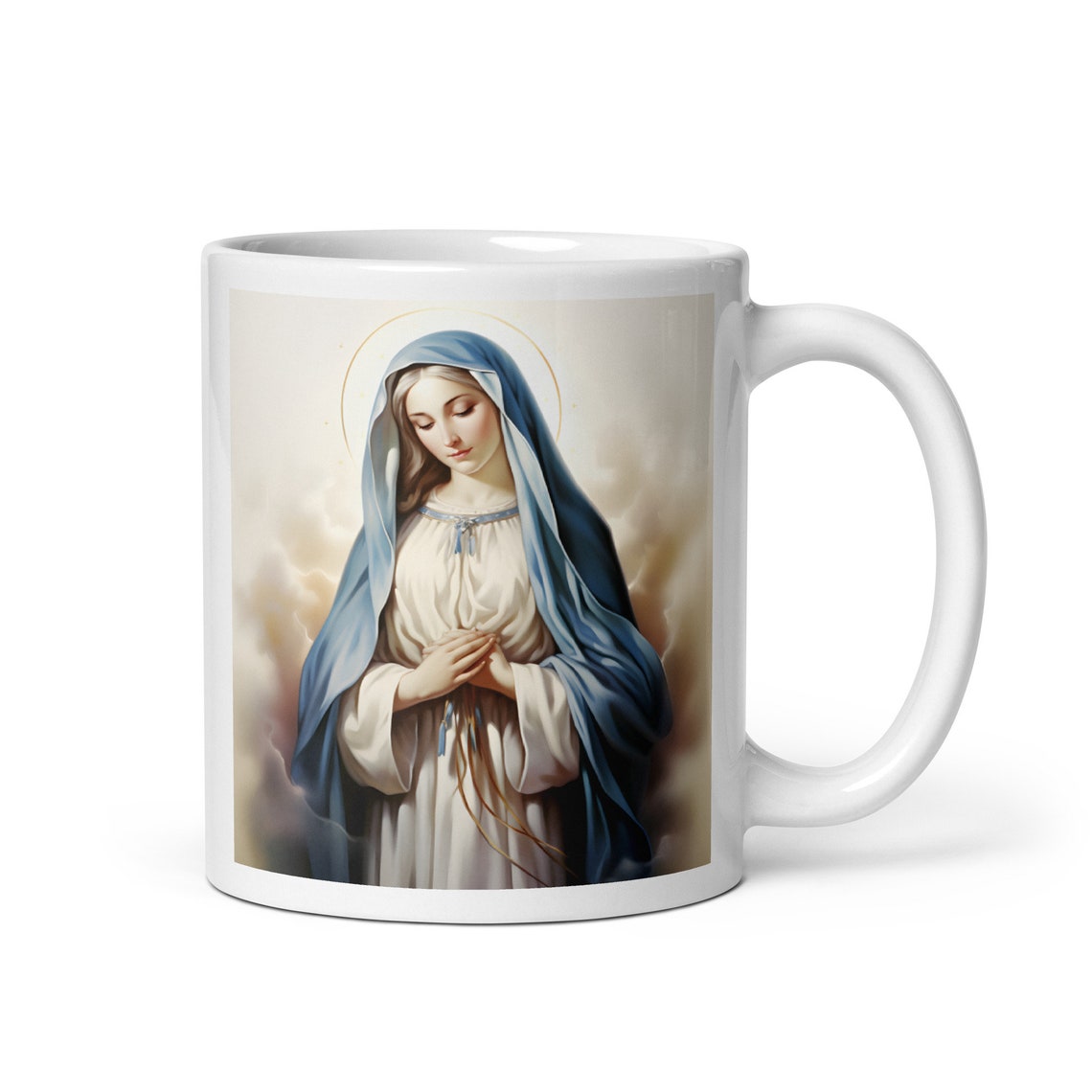 Virgin Mary Mug - Etsy