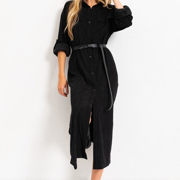 Corduroy Womens Dress - Etsy