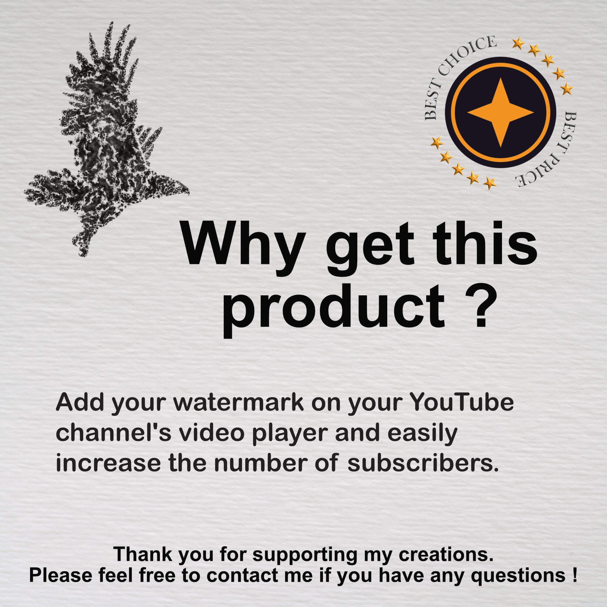 Pack of 5 Watermark SUBSCRIBE Youtube in Red/white/black Colors - Instant Download - Etsy