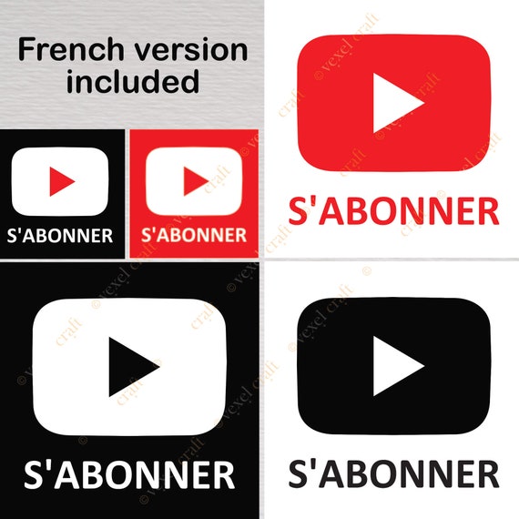 Youtube Play Button Logo Black And White