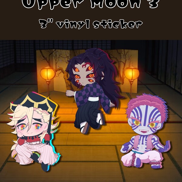 Demon Slayer Kimetsu No Yaiba Stickers - Etsy