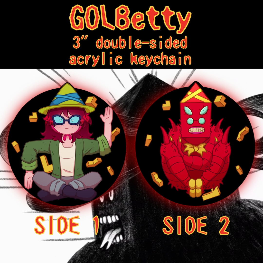 Adventure Time Golbetty 3" Double-sided Acrylic Keychain - Etsy