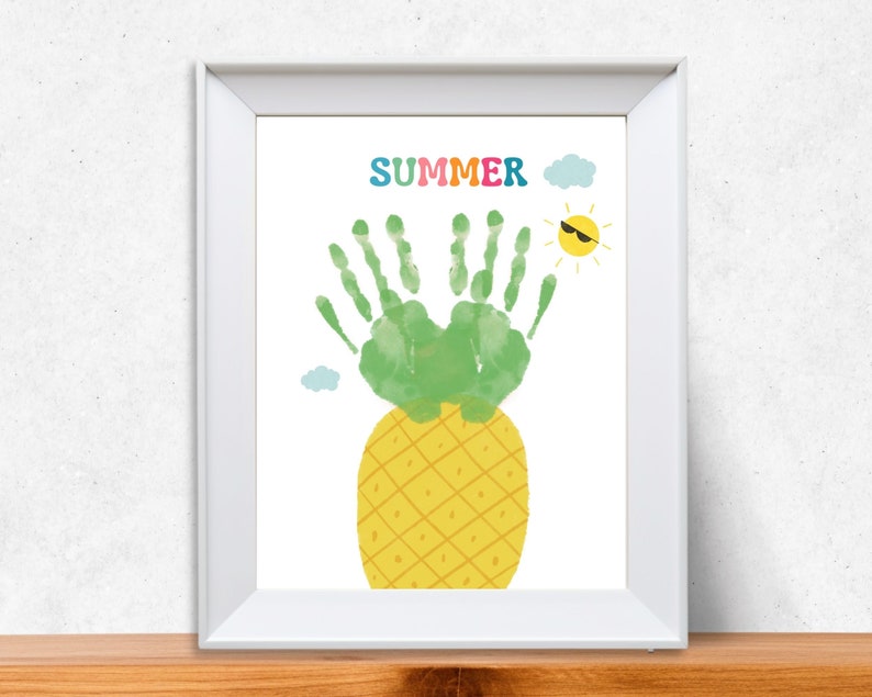 Handprint Keepsake Preschool Kindergarten 1st Grade Craft Memory Book ...