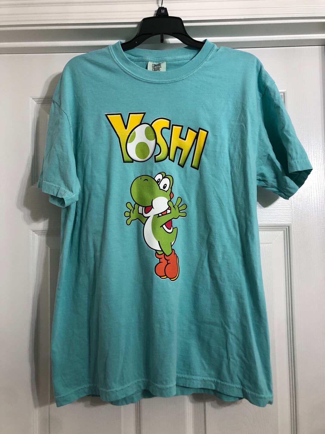 Cute Yoshi Tshirt, Yoshi, Comfort Color Shirt, Gaming, Vinyl, Custom ...
