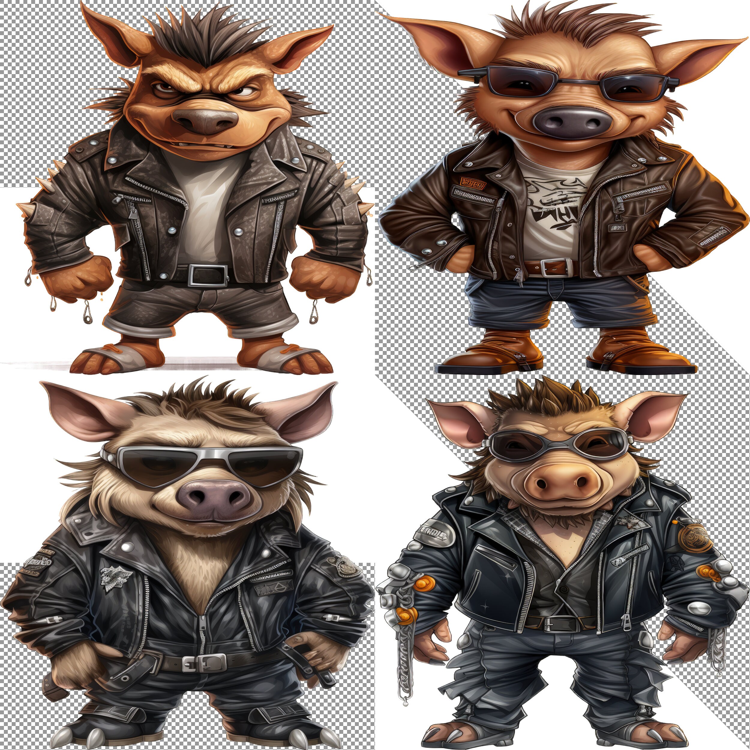 Biker Warthog Clipart, Biker Warthog Clipart,motorcycle Decor,tough ...