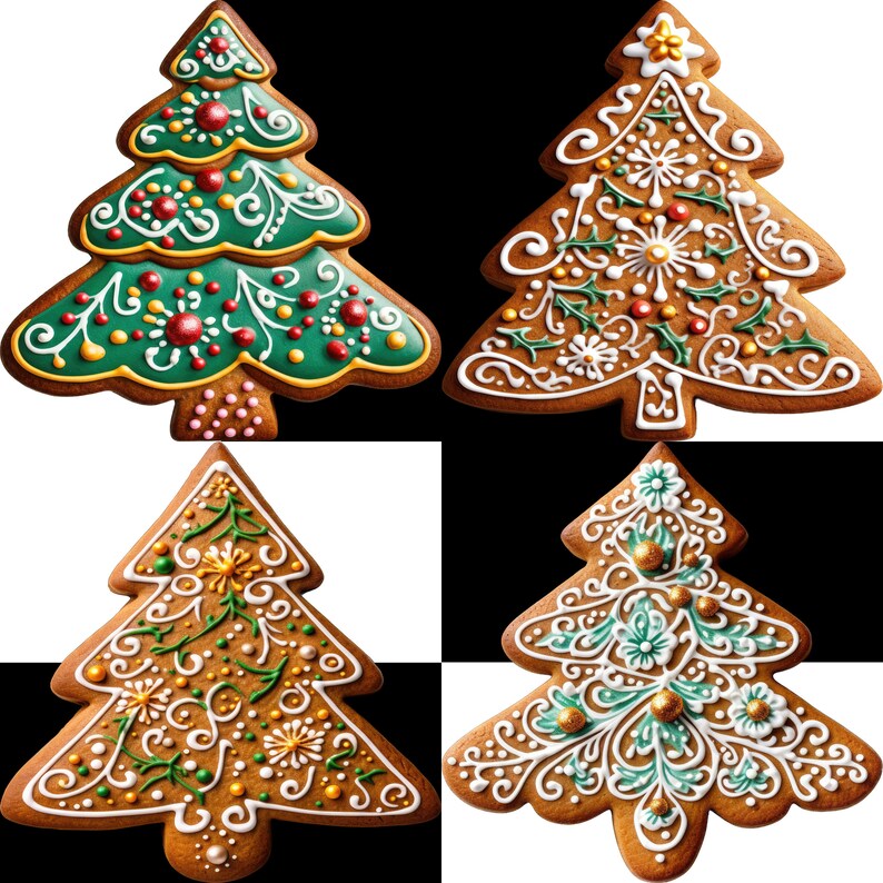Watercolor Gingerbread Cookie PNG Clipart,christmas Baking Clipart ...