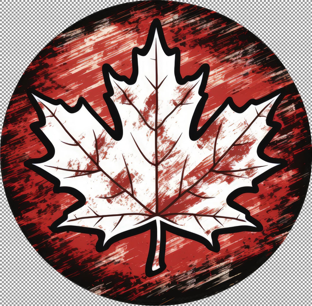 Canadian Maple Badge Clipart, Maple Leaf Machine Embroidery Design File ...
