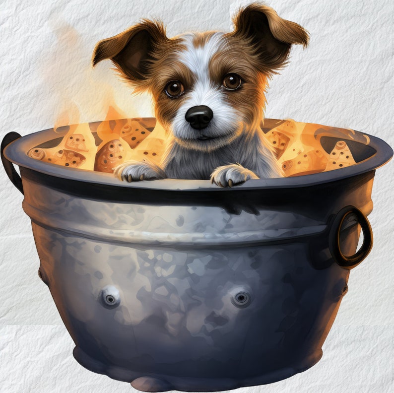 Spooky Jack Russell Terrier Halloween Png,jack Russell Clipart ...