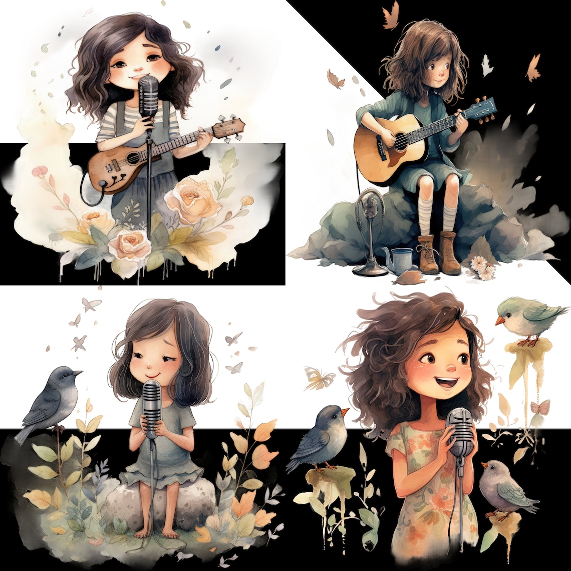 Enchanting Singer Voice Clipartmusic Art, Enchanting Vocalist ...