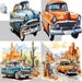 Route 66 Road Trip Clipart Vintage Route 66 Car Clipart - Etsy