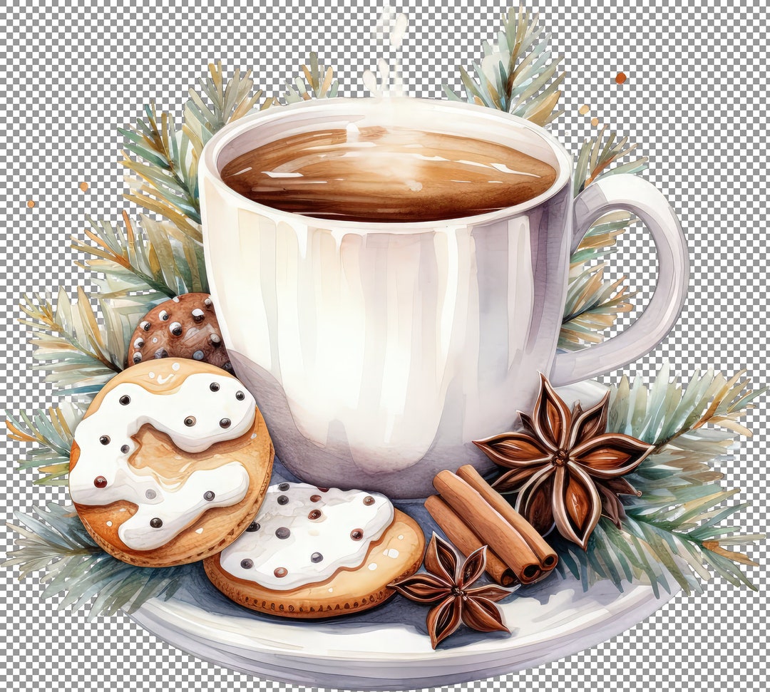 Christmas Hot Cocoa Clipart, Hot Cocoa and Cookies, Picture for ...