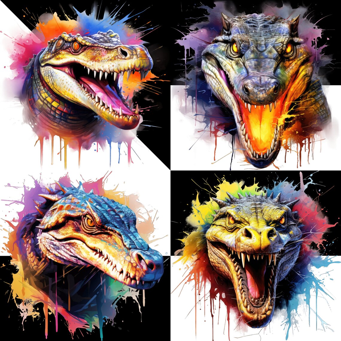 Crocodile's Primal Power Primal Power of Crocodile - Etsy