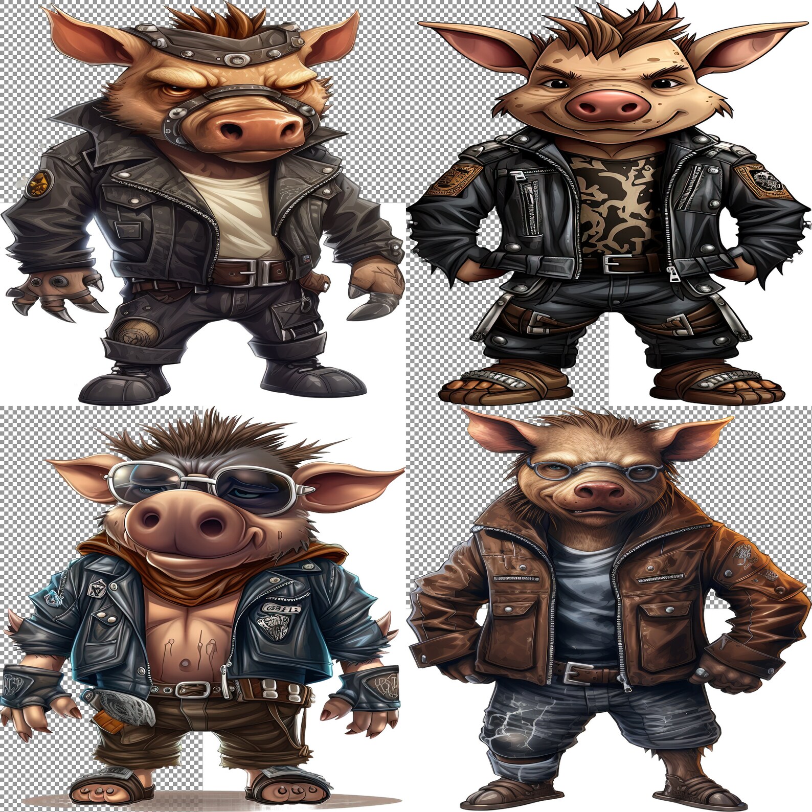 Biker Warthog Clipart, Biker Warthog Clipart,motorcycle Decor,tough ...