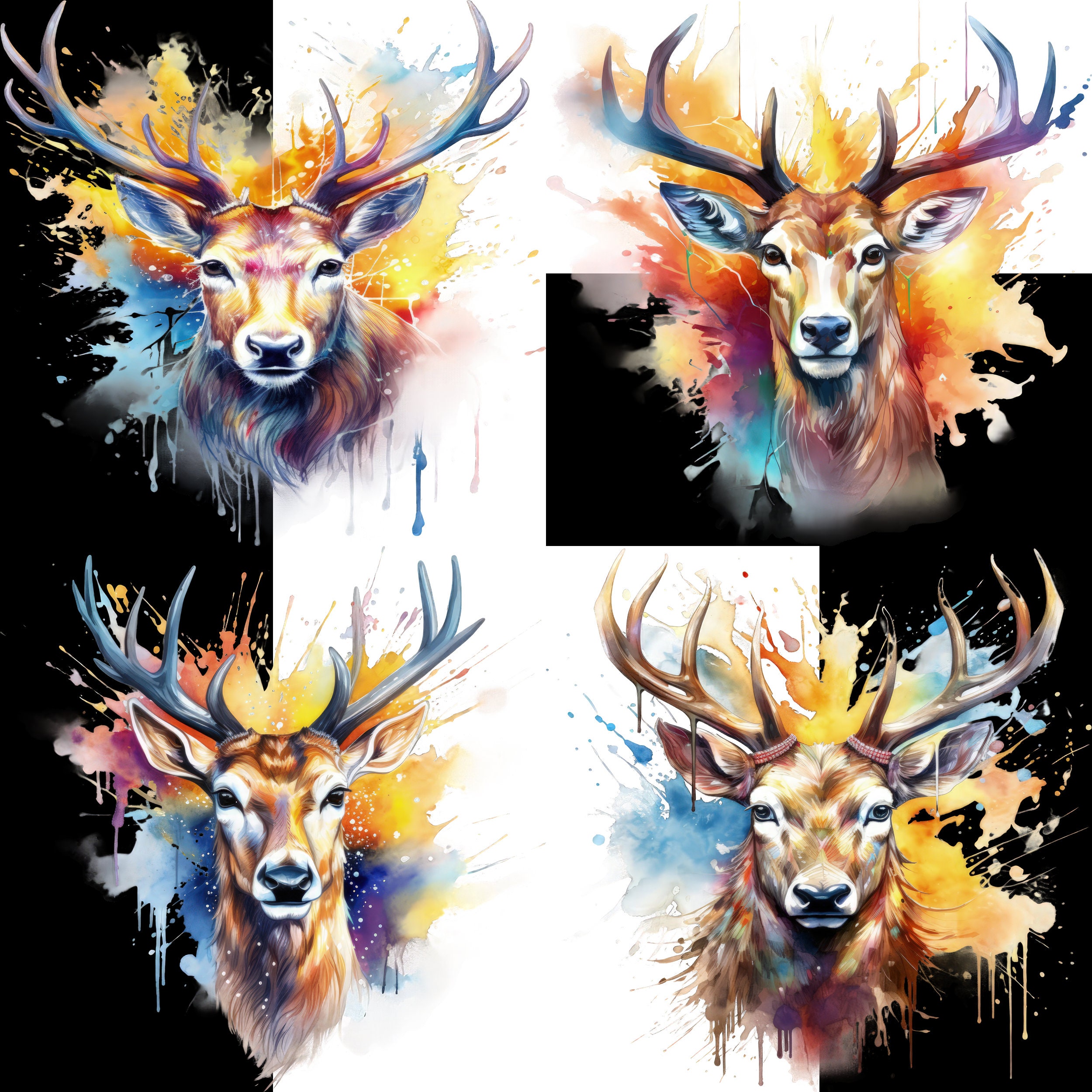 Arctic Majesty: Reindeer's Arctic Charge, Frozen Wilderness Reindeer's ...