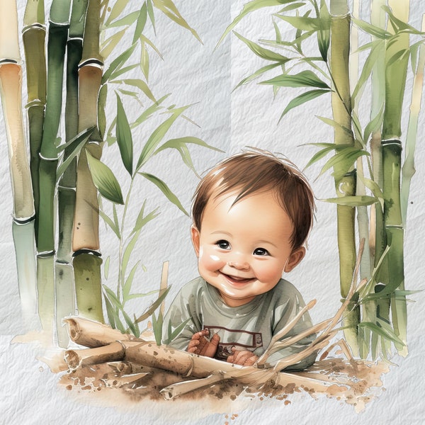 Bamboo Bliss Print - Etsy