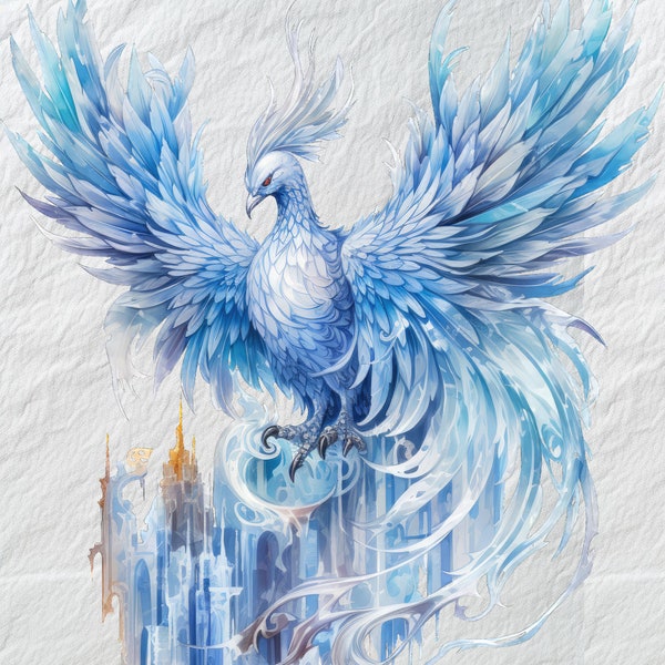 Phoenix Illustration - Etsy