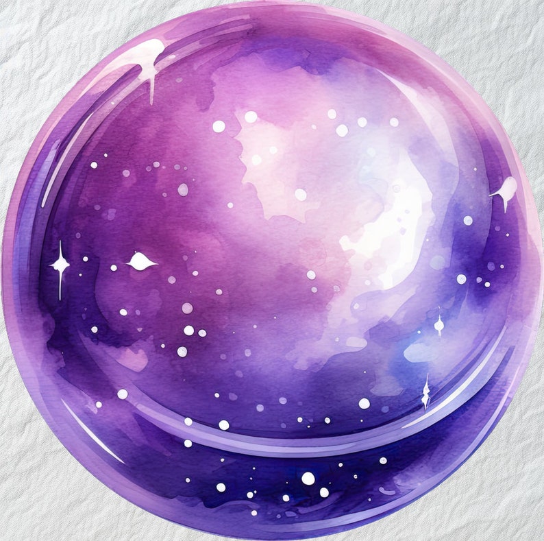 Galactic Crystal Ball,cosmic Home Decor,crystal Ball in Space,cosmic ...