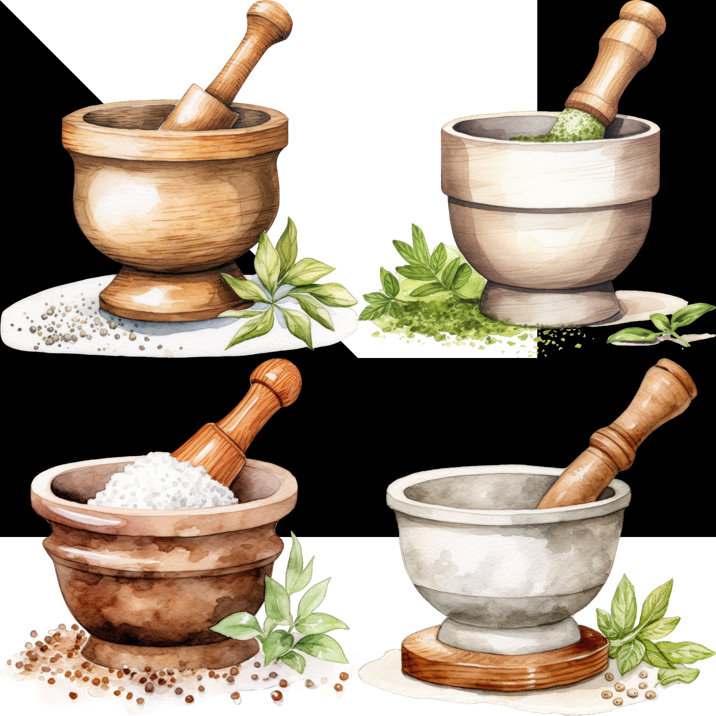 Vantage Mortar and Pestle PNG Clipart,culinary Design Element Vantage ...
