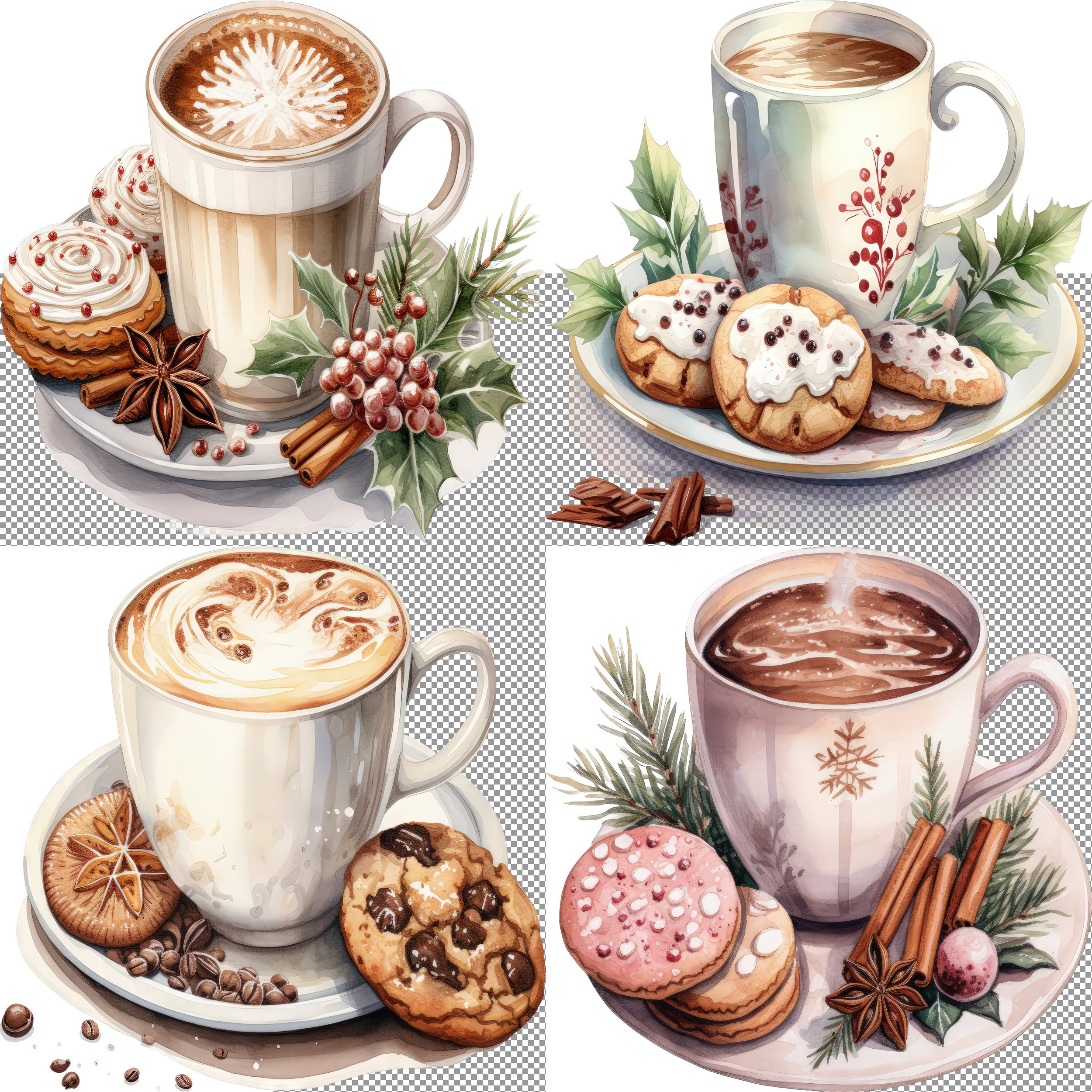 Christmas Hot Cocoa Clipart, Hot Cocoa and Cookies, Picture for ...