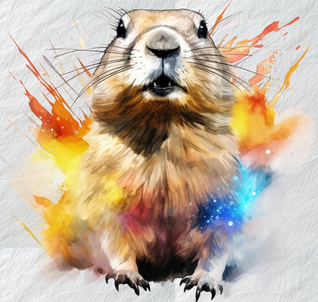 Prairie Dog's Vibrant Vigilance,vibrant Prairie Watch: Prairie Dog's ...