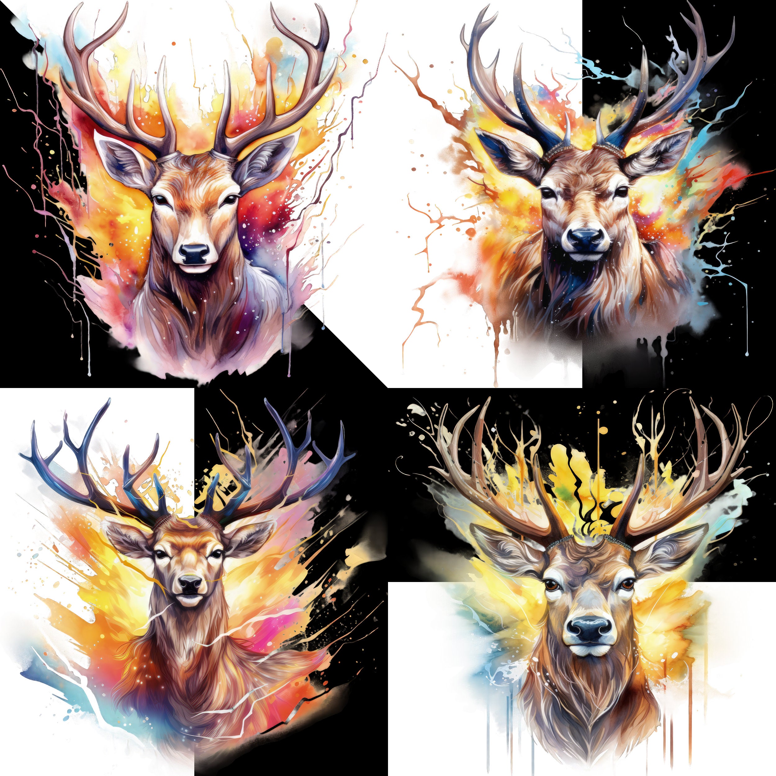 Arctic Majesty: Reindeer's Arctic Charge, Frozen Wilderness Reindeer's ...