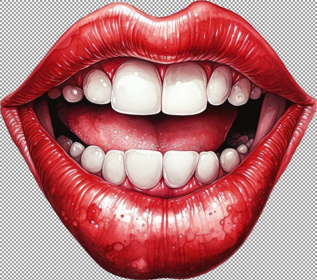 Halloween Tales Lip Clipart, Halloween Vampire Lips,spooky Halloween ...