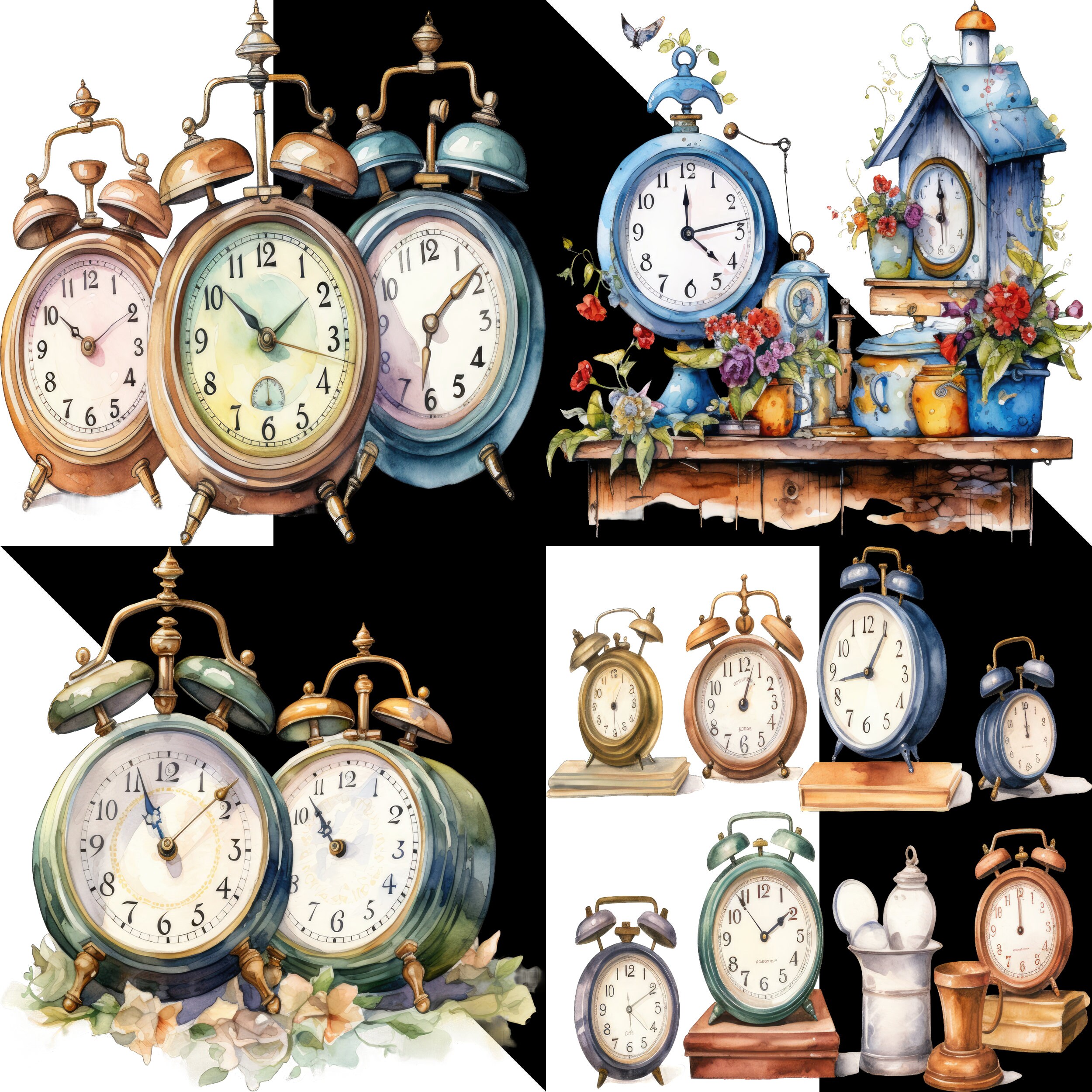 Up Clocks Homemaking PNG Clipart,household Decor,old-fashioned Clock ...