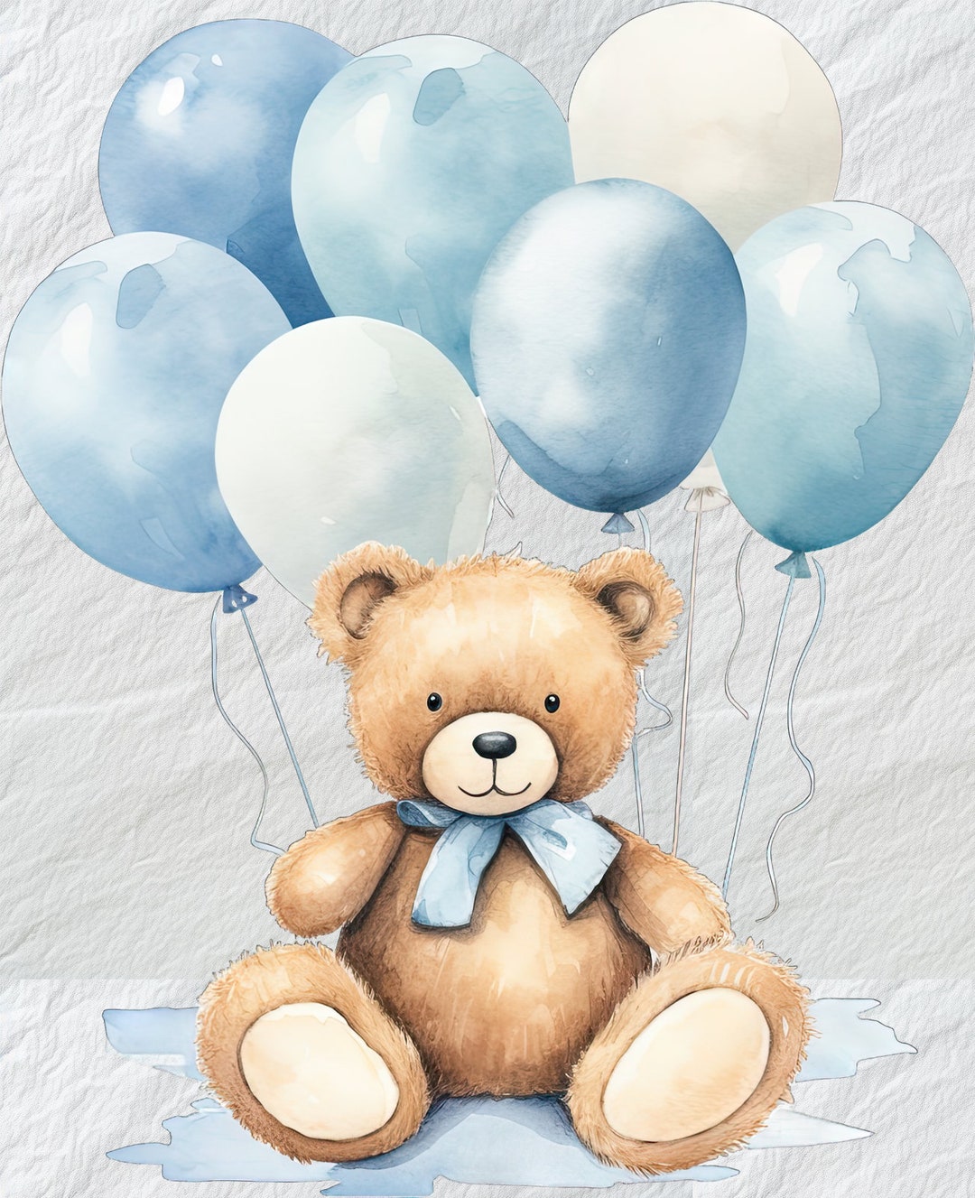 Orsetto della scuola materna su nuvola blu PNG Clipart, decorazione ...