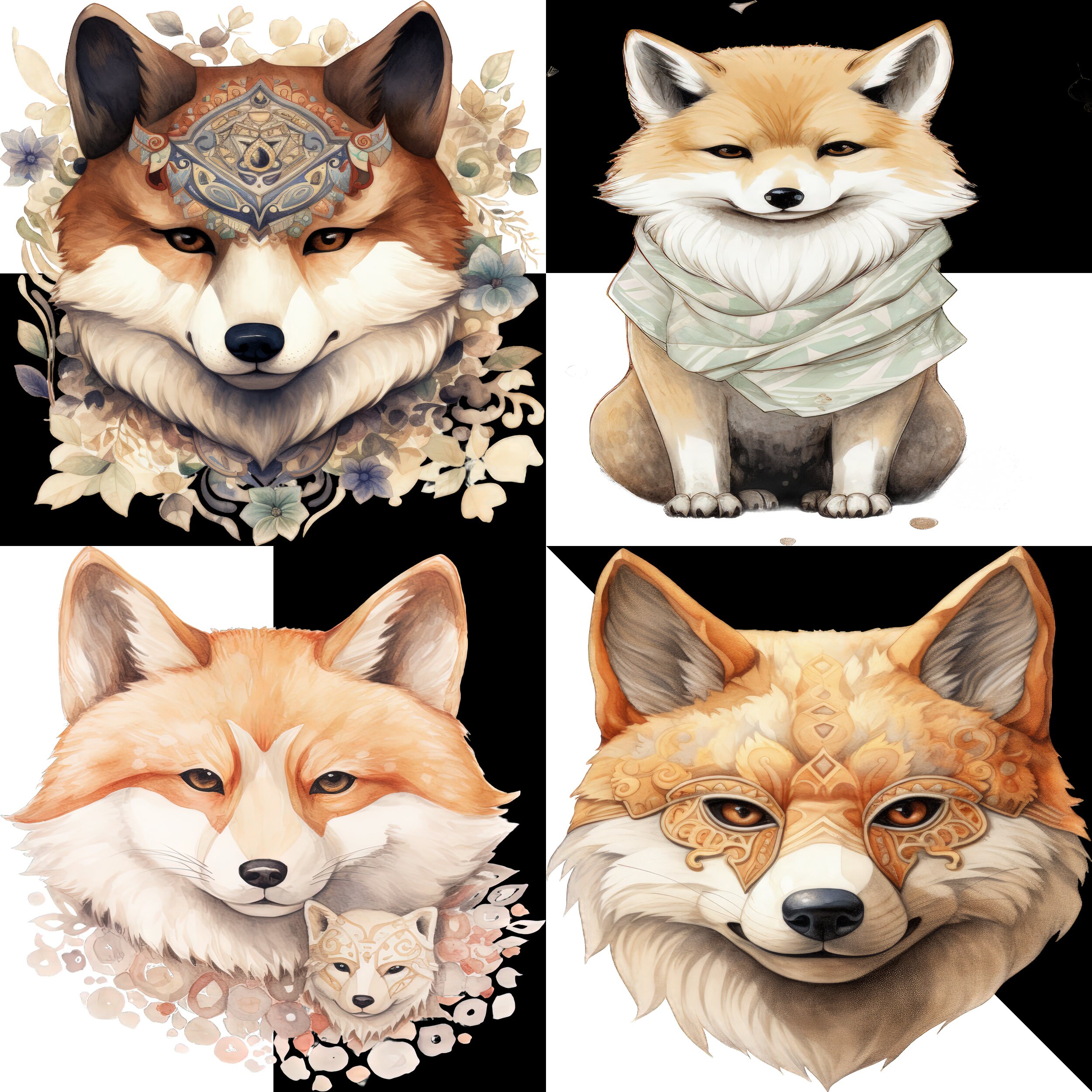 Chilling Shiba Inu PNG Kitsune Maskshiba Inu Breed Decor - Etsy