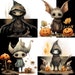 Mysterious Pixie-bob Halloween Png,spooky Cat Clipart for Haunting ...