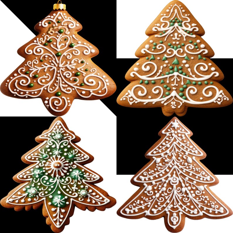 Watercolor Gingerbread Cookie PNG Clipart,christmas Baking Clipart ...