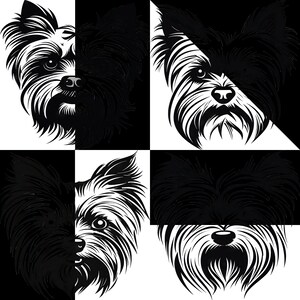 Yorkshire Terrier Vector Lines Logo PNG Clipart,dog Logo Clipart ...