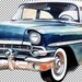 Route 66 Road Trip Clipart, Vintage Route 66 Car Clipart Collection ...