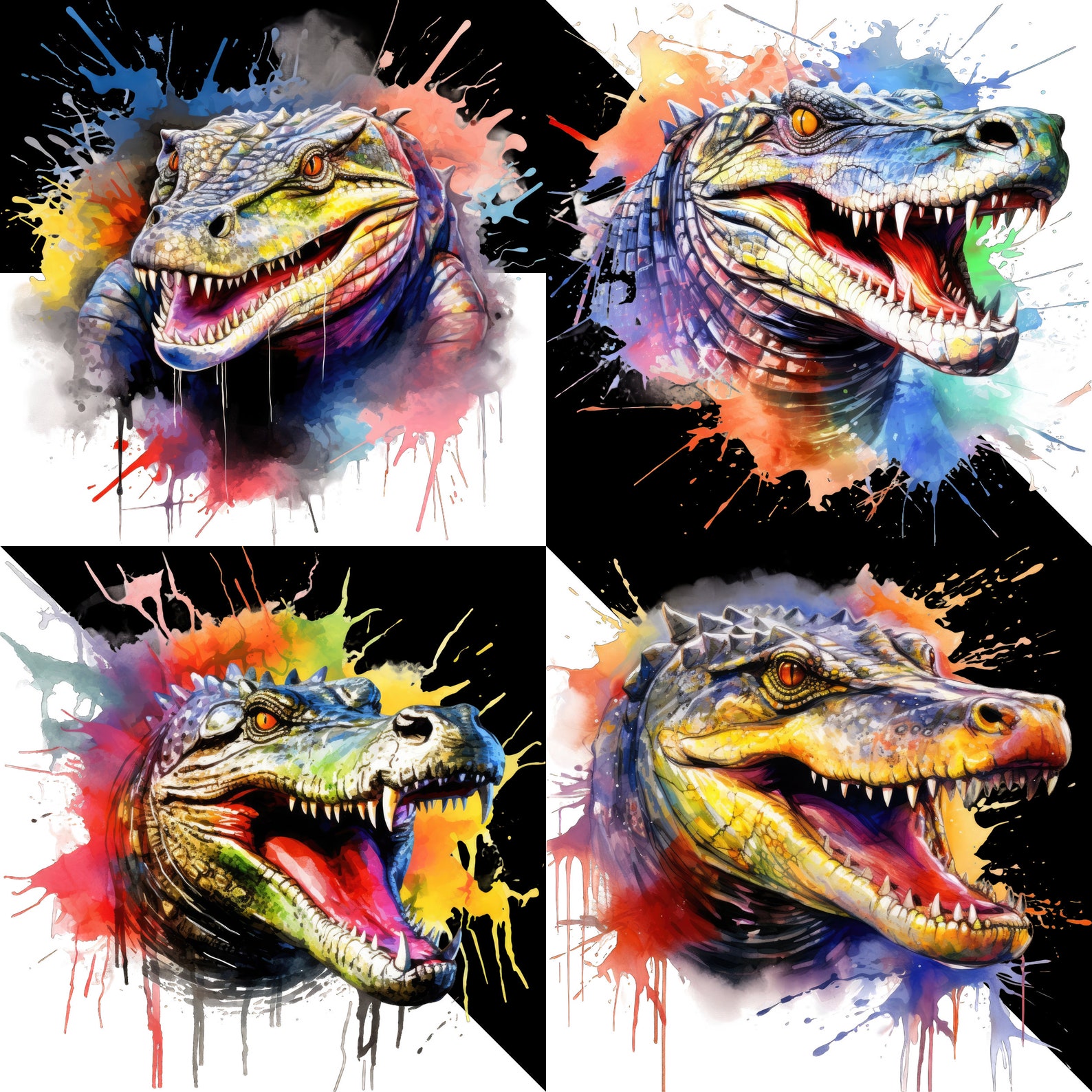 Crocodile's Primal Power Primal Power of Crocodile - Etsy