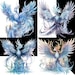 Ice Phoenix Art, Mystical Ice Phoenix Canvas Art,frozen Phoenix ...