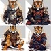Tiger in Samurai Armor Cartoon Vector,ferocious Tiger in Samurai Armor ...