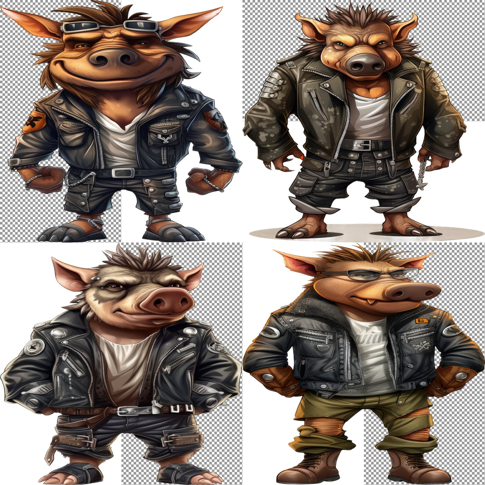 Biker Warthog Clipart, Biker Warthog Clipart,motorcycle Decor,tough ...