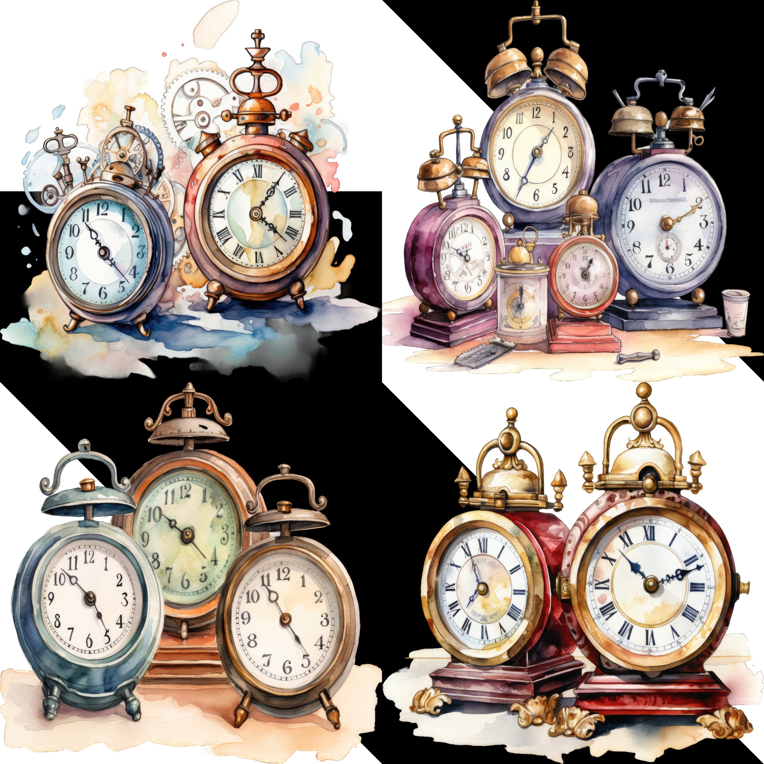 Up Clocks Homemaking PNG Clipart,household Decor,old-fashioned Clock ...