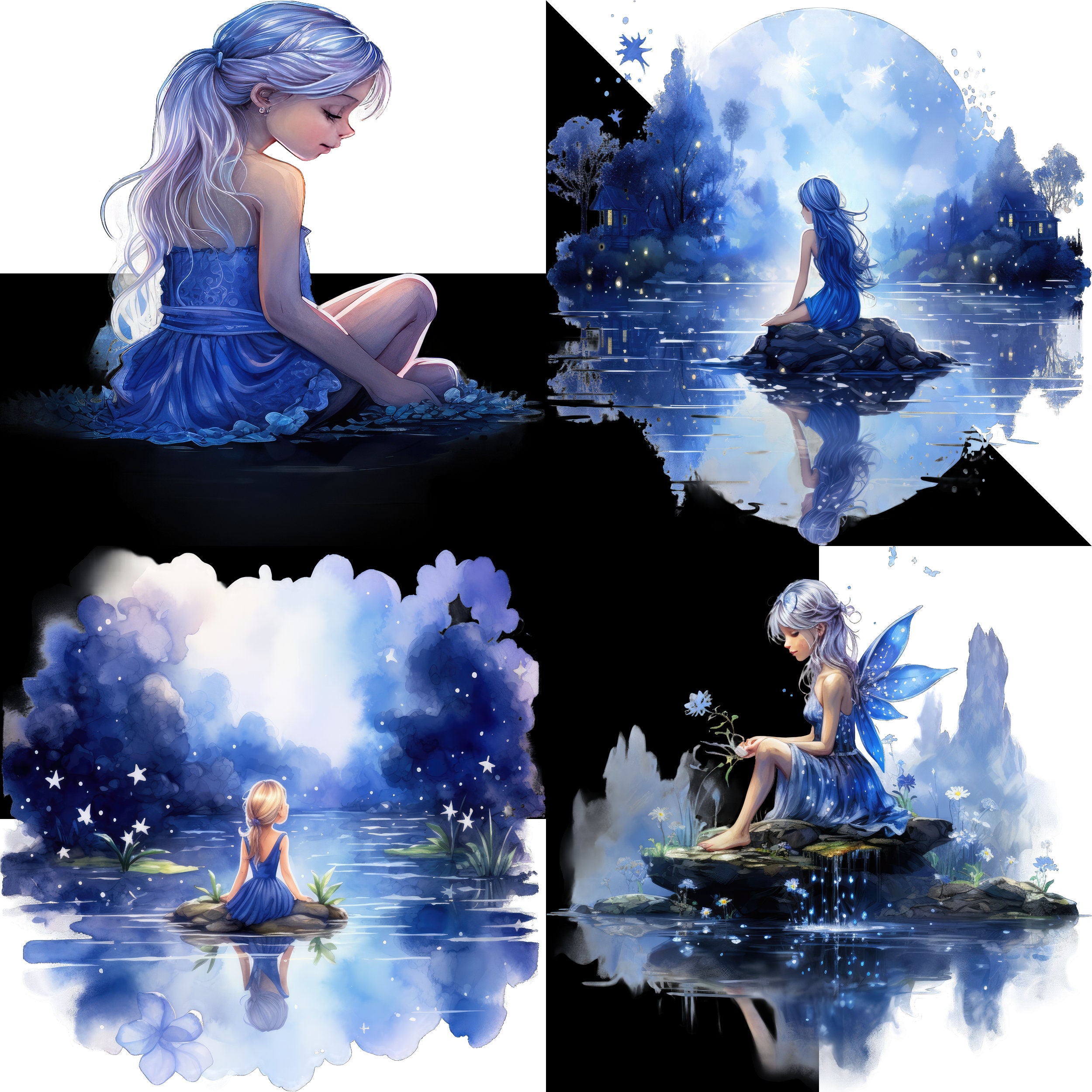 Elf Princess Star Gaze, Elf Princess Jewelry,elf Princess Illustrations ...