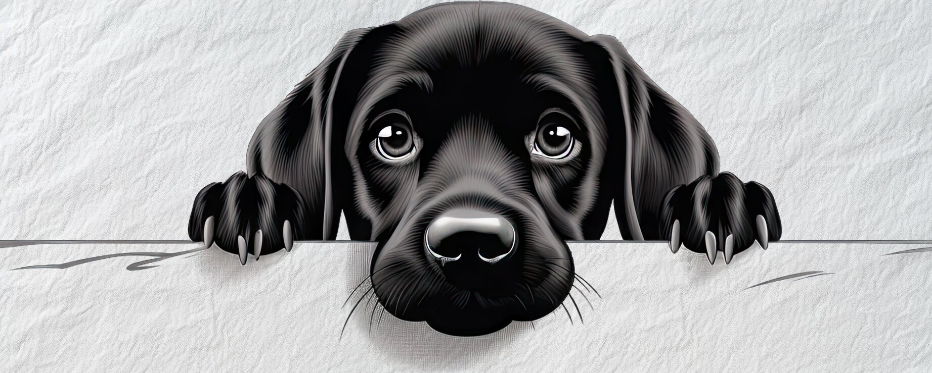 PEEKING Labrador Retriever Vector Black Lines PNG - Etsy