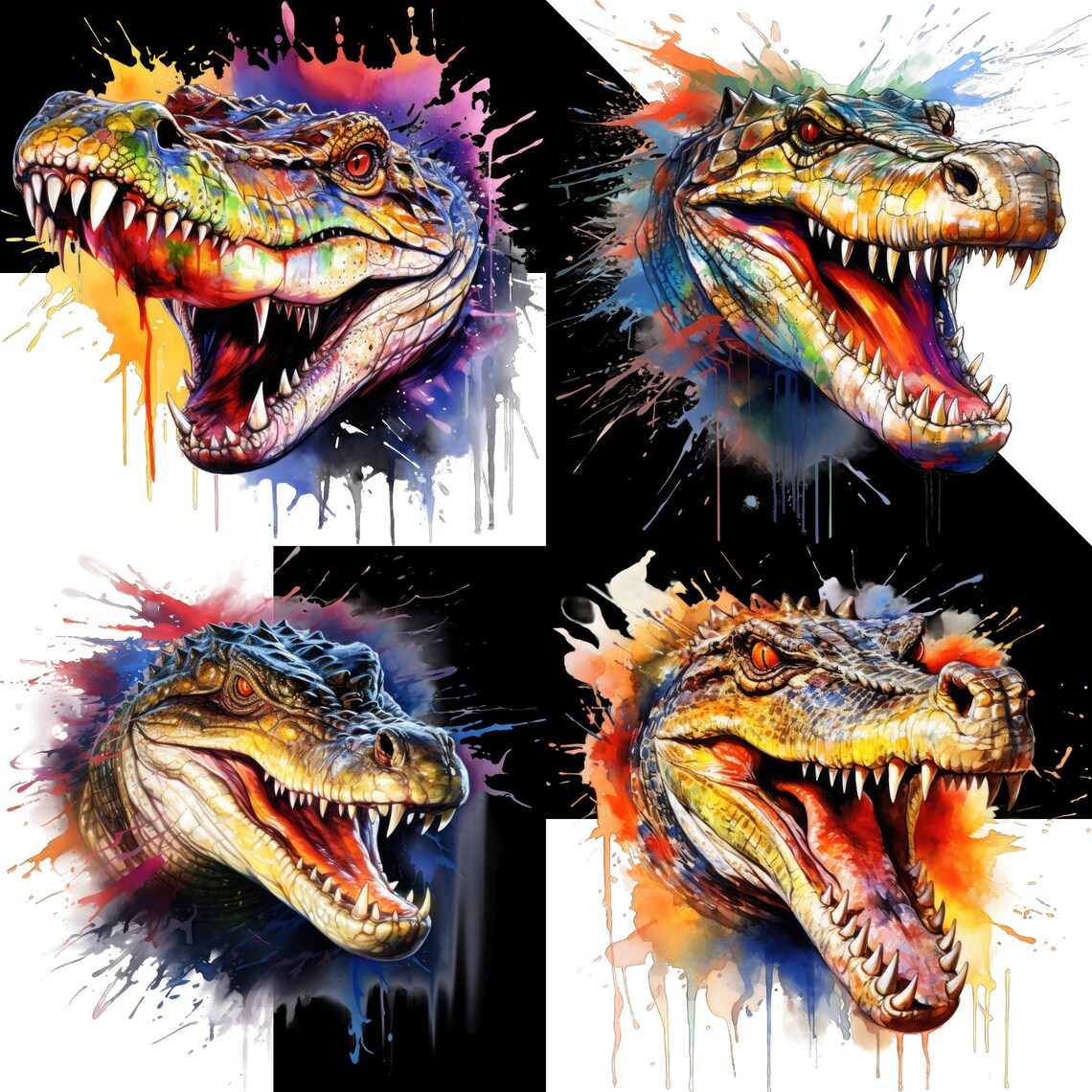 Crocodile's Primal Power Primal Power of Crocodile - Etsy