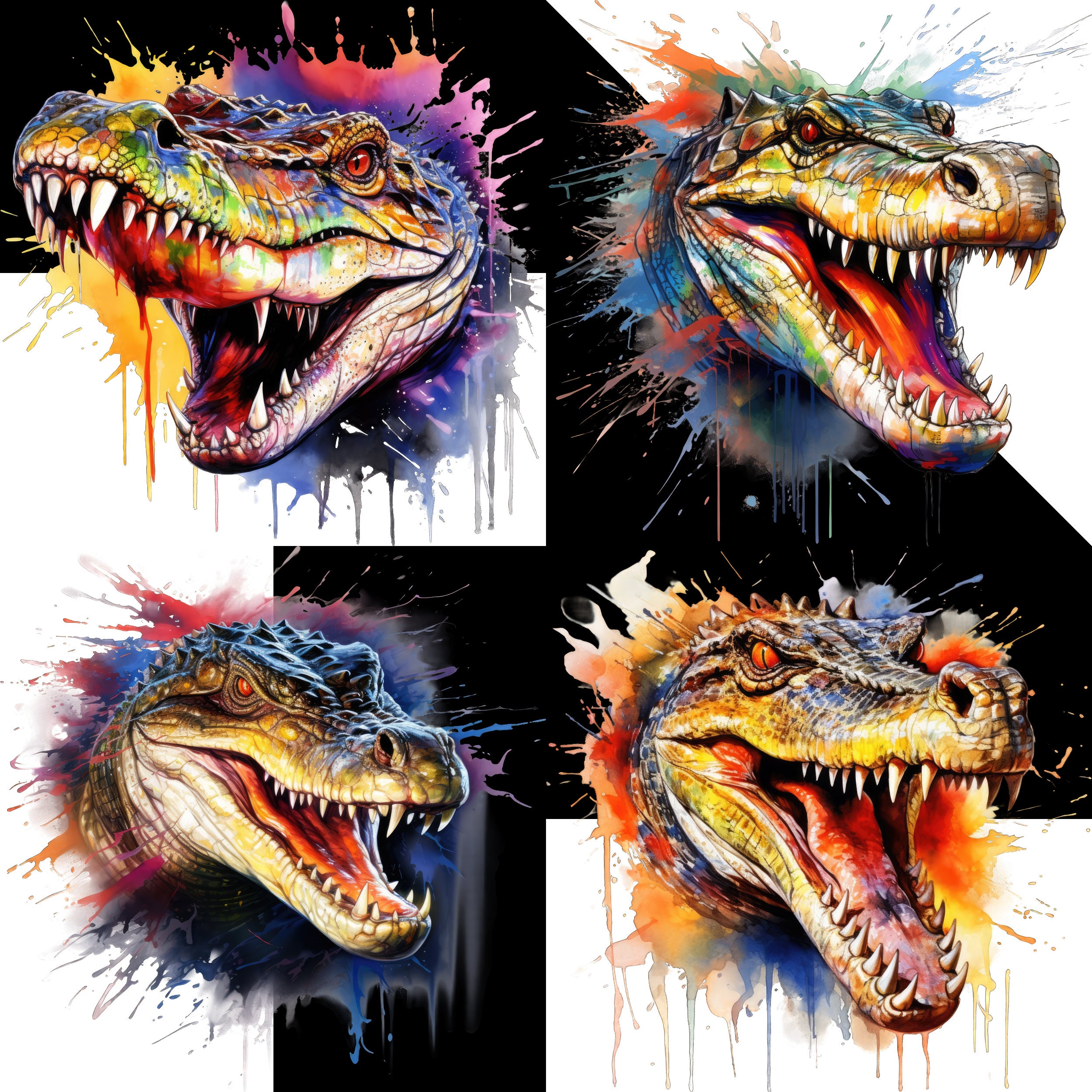 Crocodile's Primal Power Primal Power of Crocodile - Etsy