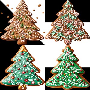 Watercolor Gingerbread Cookie PNG Clipart,christmas Baking Clipart ...