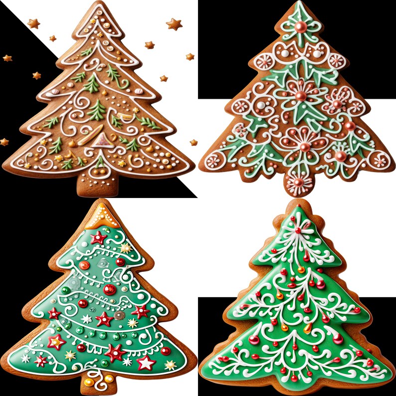 Watercolor Gingerbread Cookie PNG Clipart,christmas Baking Clipart ...