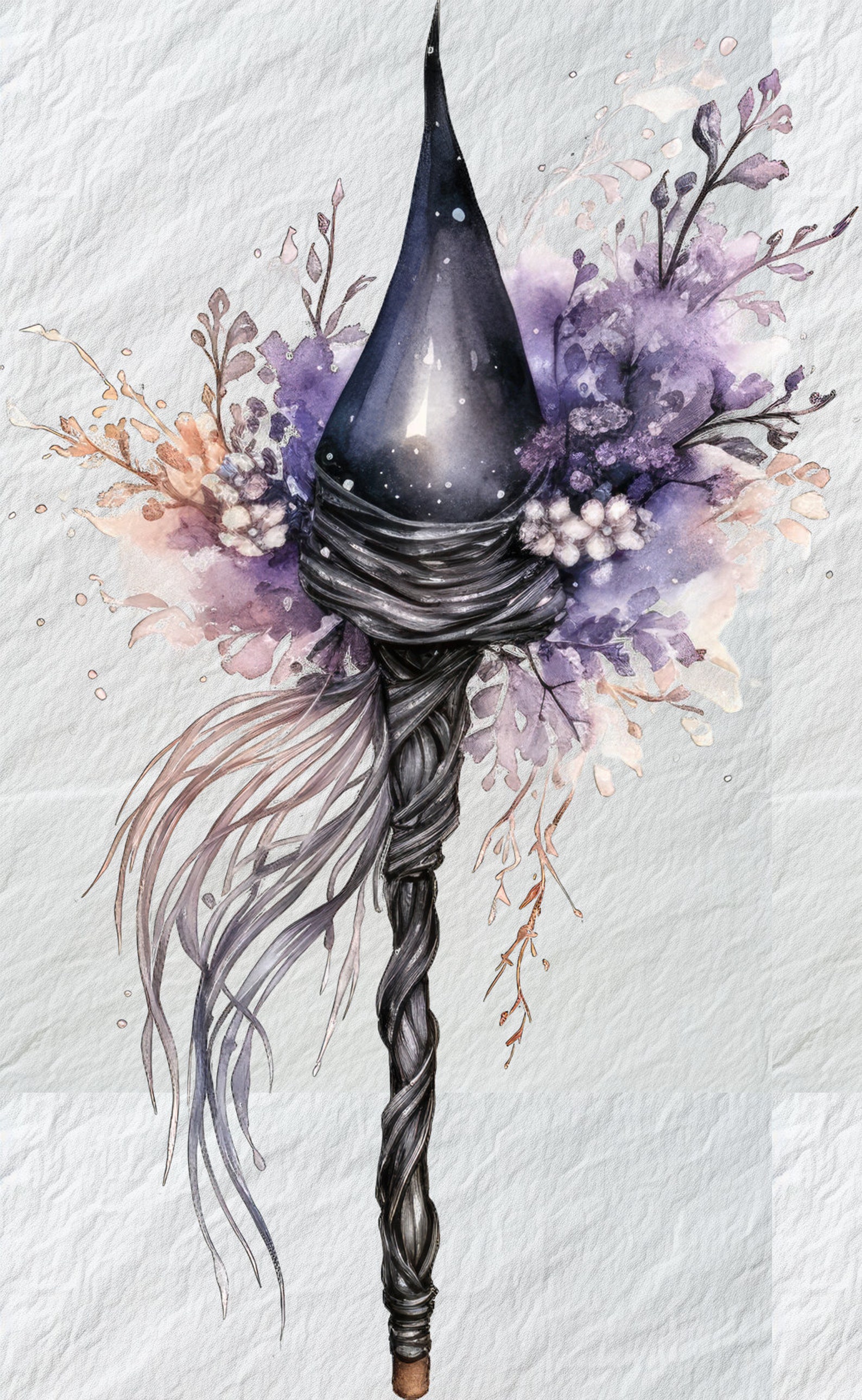 Witch's Broom Clipart, Mystical Witch's Broom, Enchanting Sorceress ...