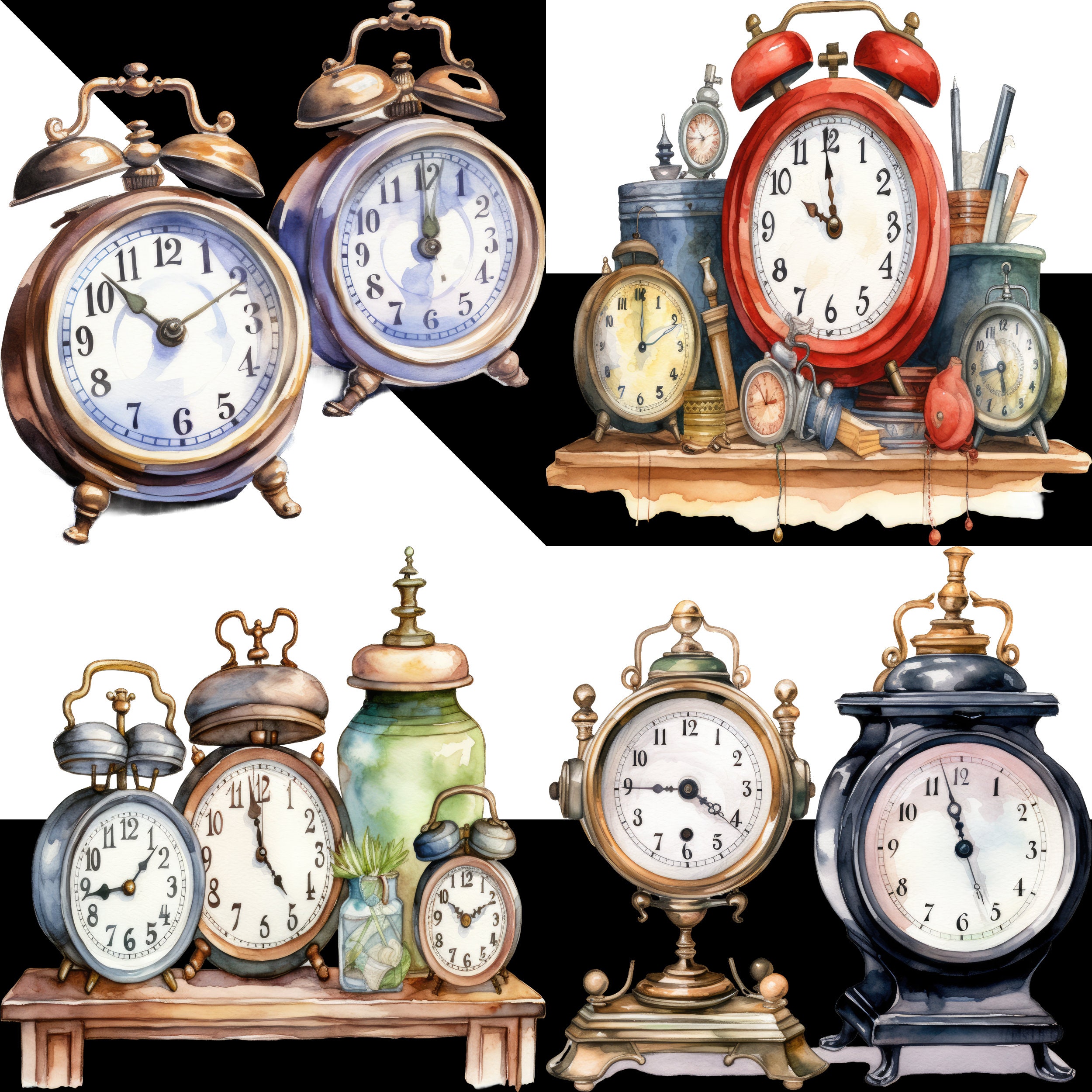 Up Clocks Homemaking PNG Clipart,household Decor,old-fashioned Clock ...
