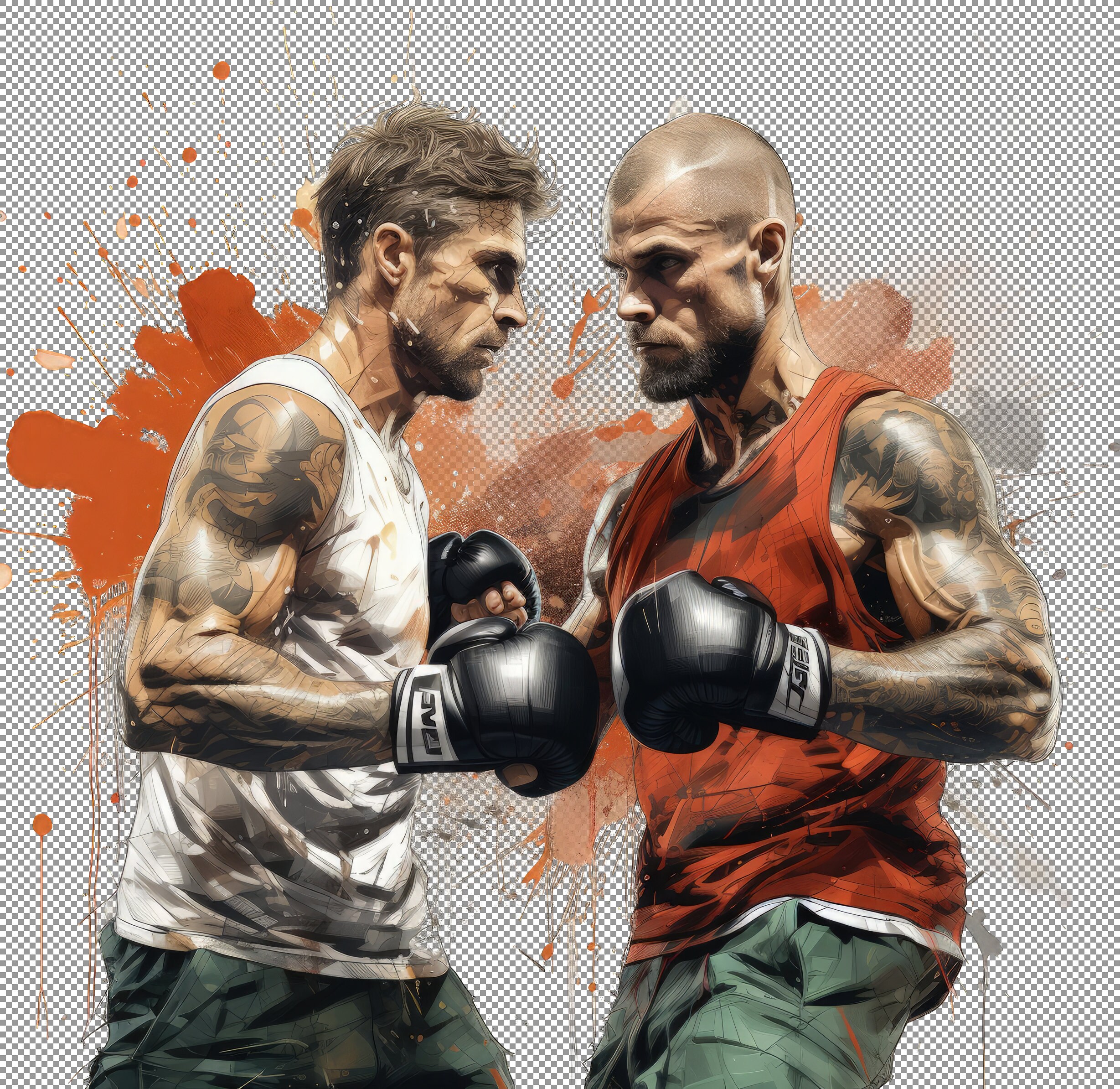 Ring Resilience Clipart, Knockout Boxing Clipart Bundle,boxing Clipart ...