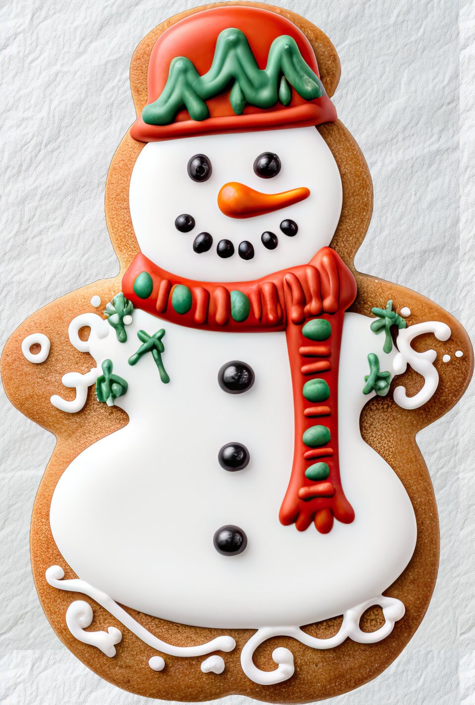 Snowman Gingerbread Cookie PNG Clipart, Festive Art: Snowman ...