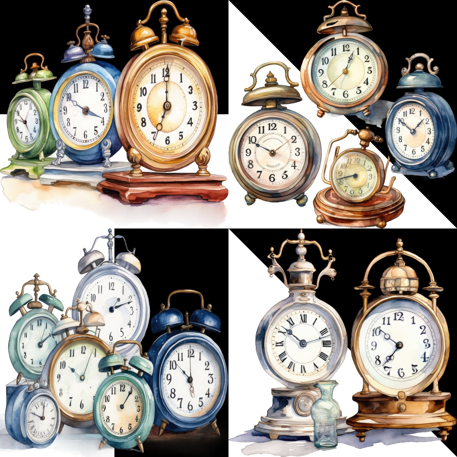 Up Clocks Homemaking PNG Clipart,household Decor,old-fashioned Clock ...